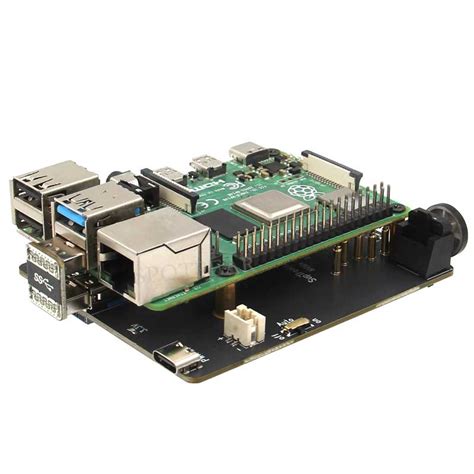 X873 Raspberry Pi 4 USB To M 2 NVMe SSD Expansion Board NAS Support Boot From SSD