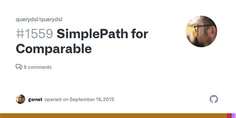 Simplepath For Comparable · Issue 1559 · Querydslquerydsl · Github