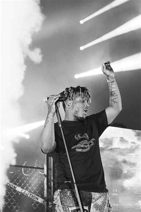Juice Wrld Black White Concert Digital Art By Mark Gibelsen Fine Art