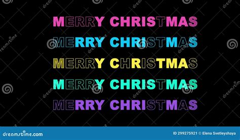 Merry Christmas Flickering Text Animation Merry Christmas Kinetic