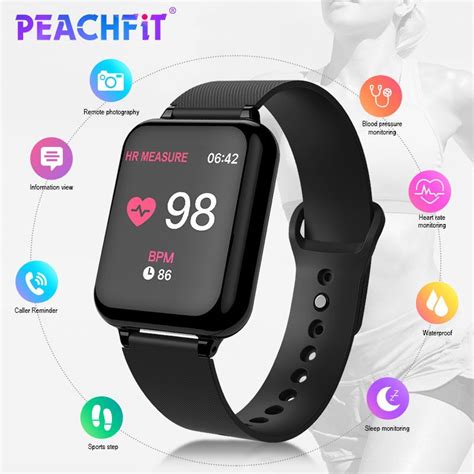 Peachfit B57 B Rel Gio Inteligente Press O Arterial Oxig Nio Pulseira