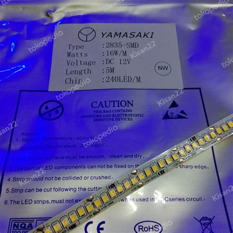 Jual Lampu LED Strip Yamasaki Type K Natural White Mata Led Kuning K