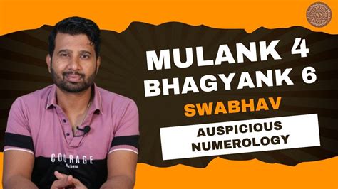 Mulank 4 Bhagyank 6 Swabhav Youtube