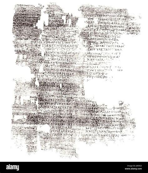 Papyrus 4 (Luk 6.4 16 Stock Photo - Alamy