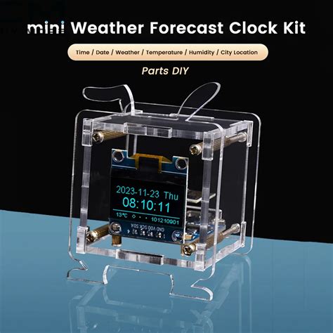 mini reloj electr nico esp8266 pantalla oled de 0 96 pulgadas
