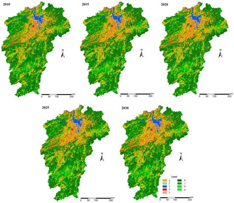 Spatial Distribution Of Land Use Under The Message Climate Scenario