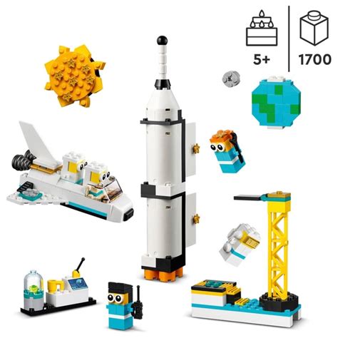 LEGO 11022 Classic Space Mission Bricks Box Building Toy | Smyths Toys UK