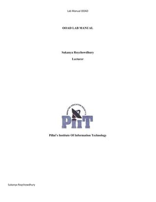 Ooad Lab Manual PDF