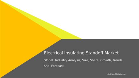 Electrical Insulating Standoff Market Report Global Forecast From 2025 To 2033