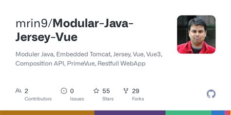 Github Mrin9modular Java Jersey Vue Moduler Java Embedded Tomcat Jersey Vue Vue3