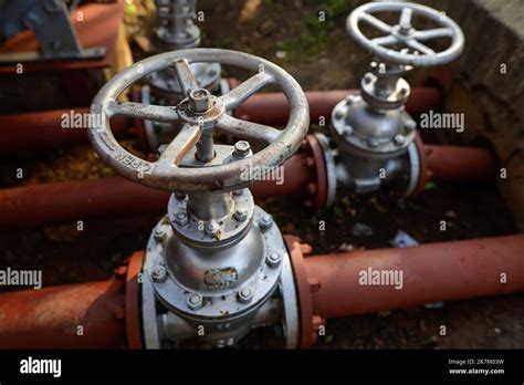 Shallow Depth Of Field Selective Focus Details With Industrial