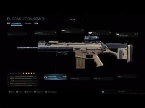 Modern Warfare 2019 ALL FN SCAR 17 Customization And Attachments
