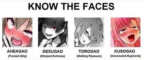 KNOW THE FACES WA AHEAGAO GESUGAO TOROGAO KUSOGAO (Fucked Silly) (Warped Eviiness) (Melting ...
