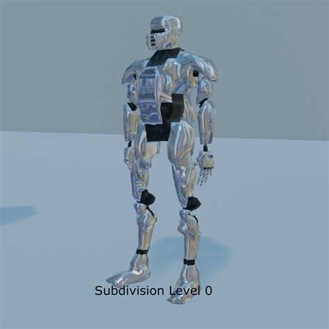 Unity Robot Rigged 3d Model 1 Blend Fbx Unitypackage Free3d