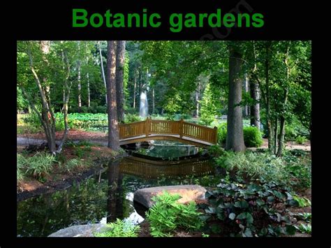 Esl English Powerpoints Botanic Gardens