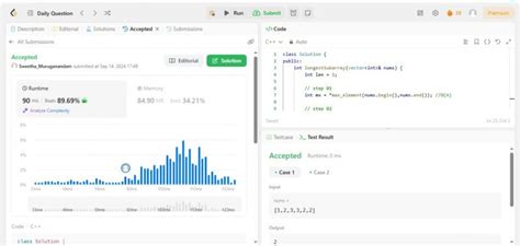 Sweetha M On Linkedin 100dayscodingchallenge Leetcode
