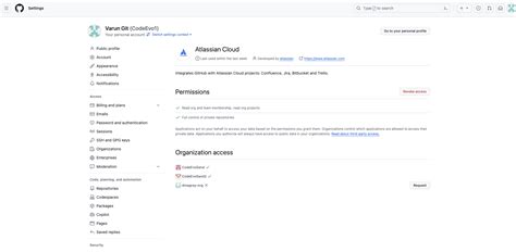 New Github Organization Does Not Show Under Project Toolchain Jira And Jira Service Management