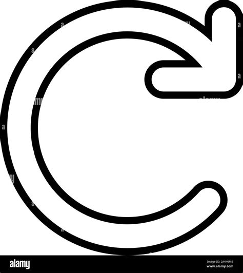 User Interface Rotate Right Stock Vector Image And Art Alamy