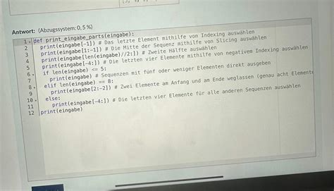 Python Programmierungsaufgabe Programmiersprache