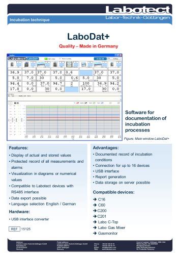 Incontrol 1050 Labotect Pdf Catalogs Technical Documentation Brochure