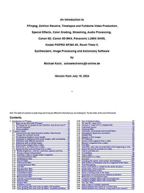 Ffmpeg Book Pdf Video Streaming Media