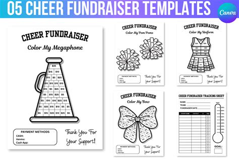05 Cheer Fundraiser Templates Bundle Graphic By Lets Get Craft