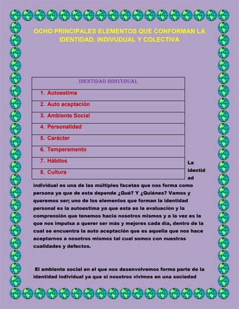 Identidad Individual Y Colectiva Docx