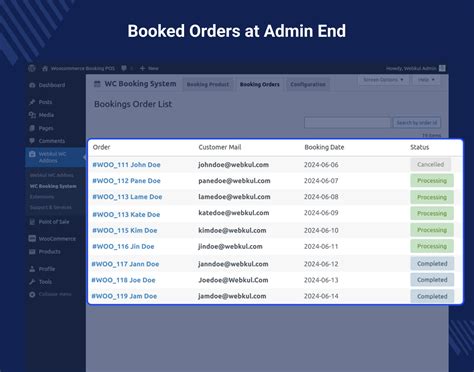 Woocommerce Booking Pos System Point Of Sale Reservation Plugin Webkul