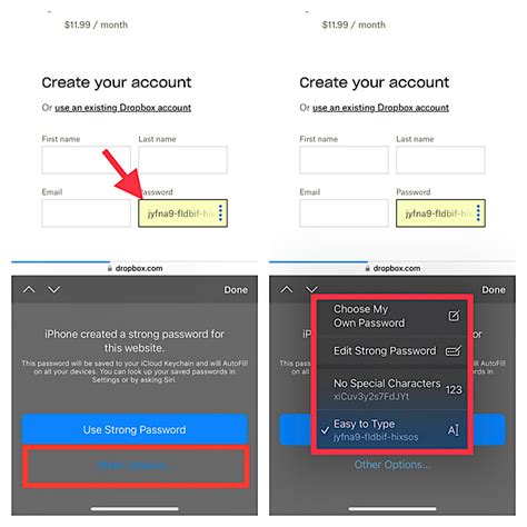 customize suggested strong passwords in ios 16 on iphone ipad
