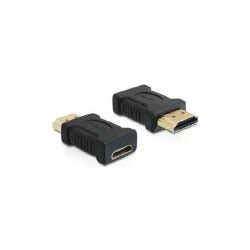Hdmi Mini Hun Til Hdmi Han Adapter Billed Video Data Adapter Bramming Electronic Aps
