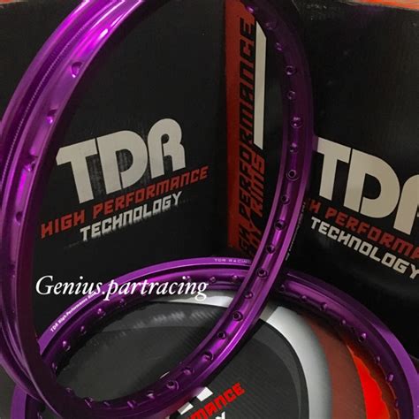 Jual VELG TDR W SHAPE 140 160 RING 17 UNGU PURPLE TDR ORIGINAL VELG