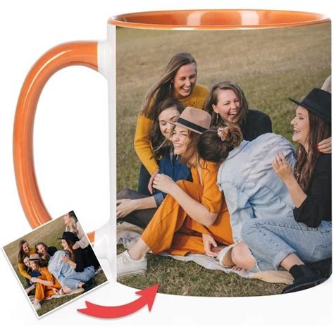 Tasse Personnalisée Avec Photo Et Texte Tasse À Café Personnalisable