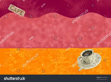 Cafe Theme Illustration Stock Illustration 74662000 Shutterstock
