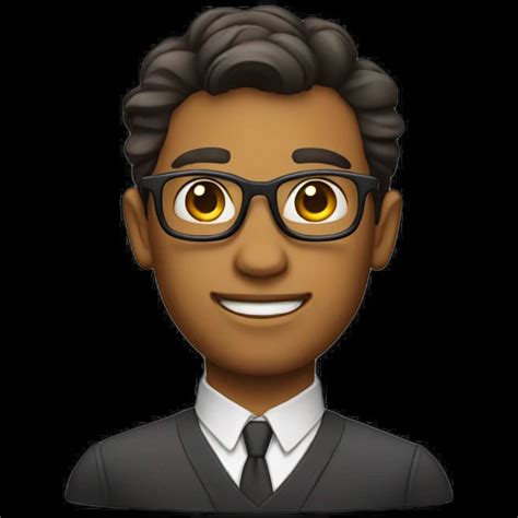 A Nerd With A Jawline Emoji Ai Emoji Generator