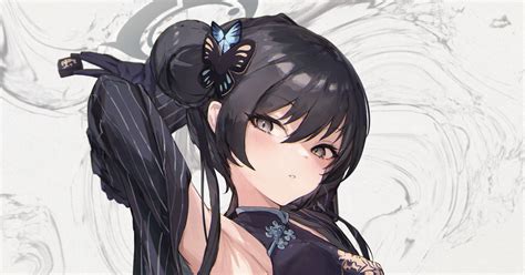 Girl Bewitching Thighs Blue Archive キサキ03 Pixiv