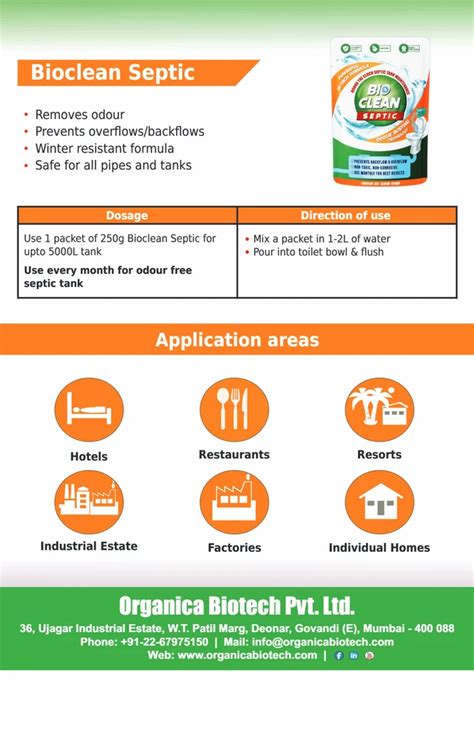 Septic Microbes Grade Standard Bio Tech Grade At ₹ 349piece In Mumbai