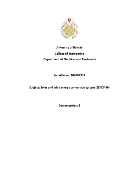 Solar Project2 Pdf Photovoltaics Photovoltaic System