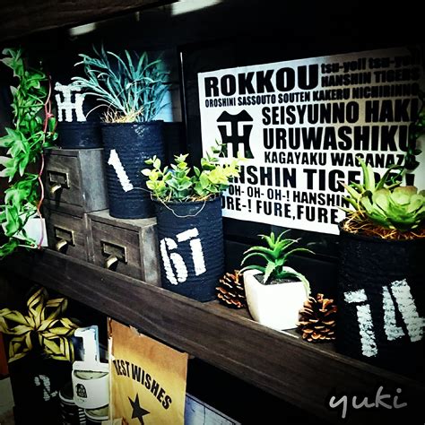 棚リメ缶観葉植物ステンシルすのこリメイクなどのインテリア実例 2016 12 22 215822 ｜ Roomclip