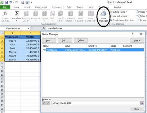 Nombrar Rangos En Excel TecnoExcel