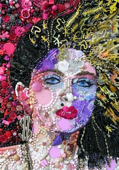 Stunning Portraits Made Of Hundreds Of Found Objects By Jane Perkins