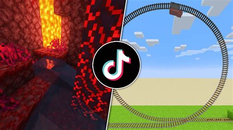 Ich Teste Virale Minecraft Tiktoks Minecart Looping Youtube