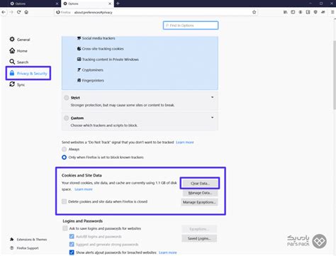 رفع پیغام خطای The page isnt redirecting properly پارس پک