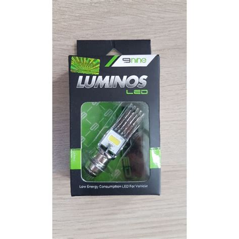 Jual Bohlam Lampu LED Depan 2 Sisi Motor Luminos H6 AC DC ECO9 Warna