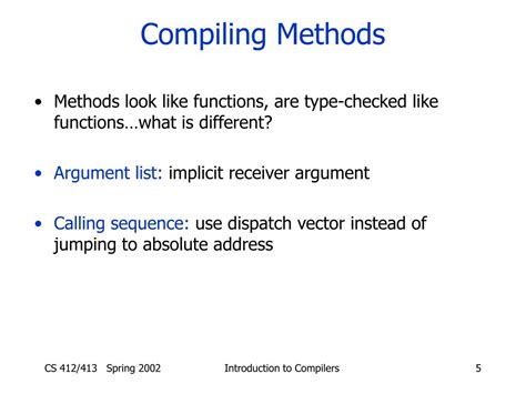 Ppt Lecture 32 Implementing Objects 15 Apr 02 Powerpoint Presentation Id5419282