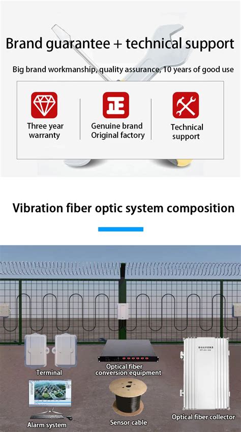 Vibration Optical Fiber Intrusion Detector Intrusion Alarm System