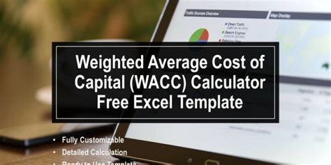 Weighted Average Cost Of Capital Wacc Calculator Template