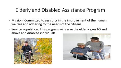 Elderly And Disabled Assistance Programpptx