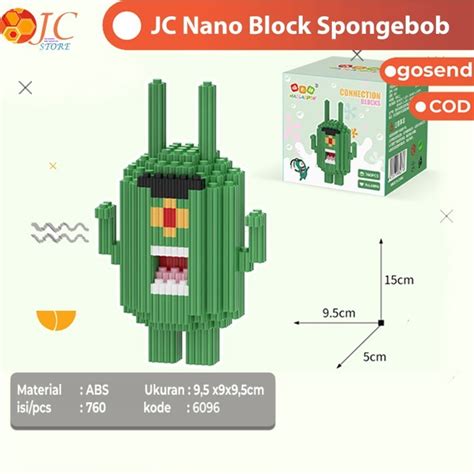 Jual Lego Block Spongebob Bricks Education Nano Block Mainan Balok 3d