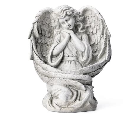 Glitzhome 19 Kneeling Angel Garden Statue Big Lots