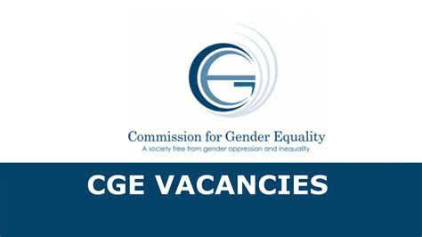 Commission For Gender Equality Cge Vacancies Nov 2024 Mynewsroom